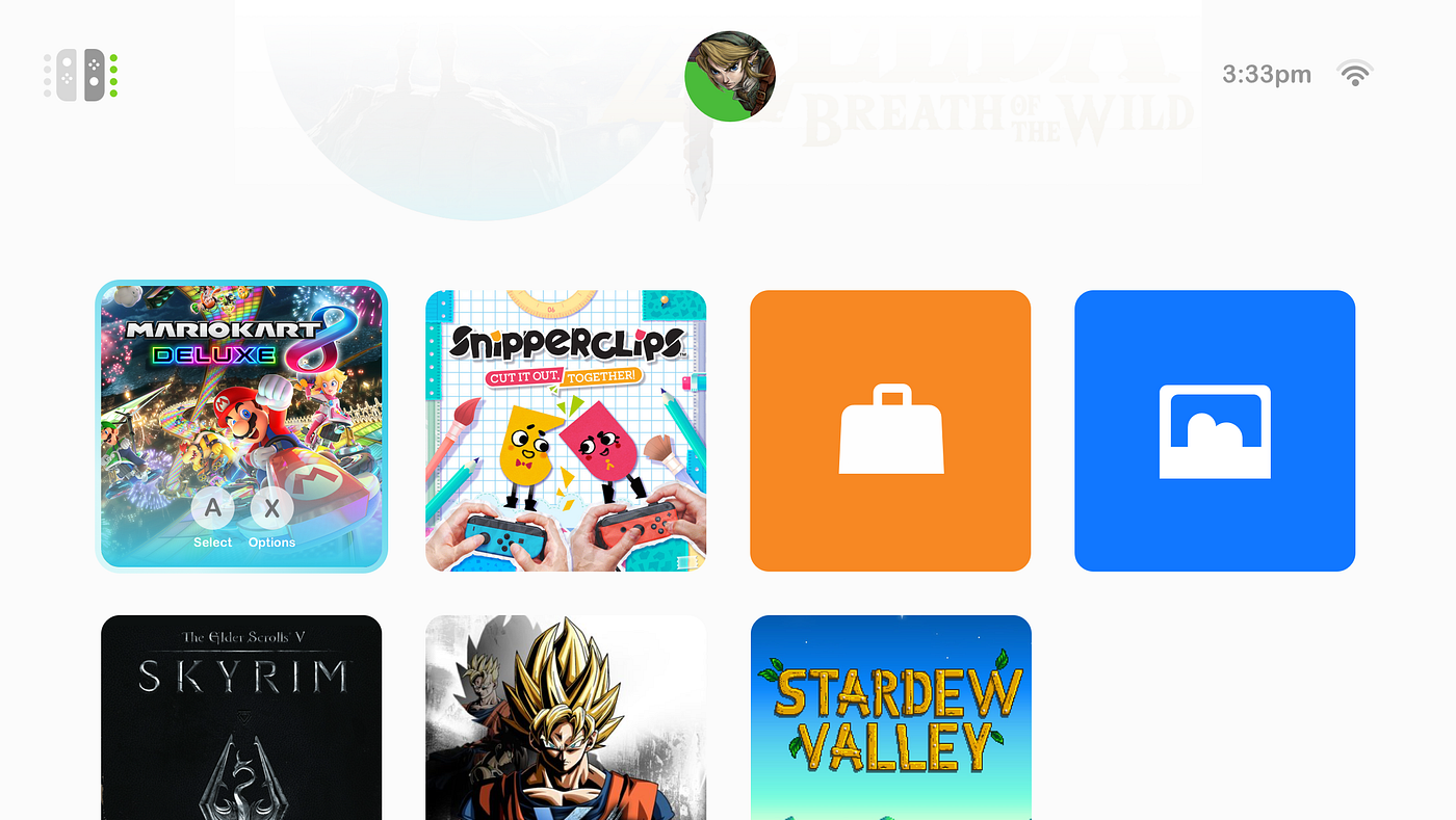 Rethinking the Nintendo Switch UI | by Adam Kendall | Switch Weekly ...