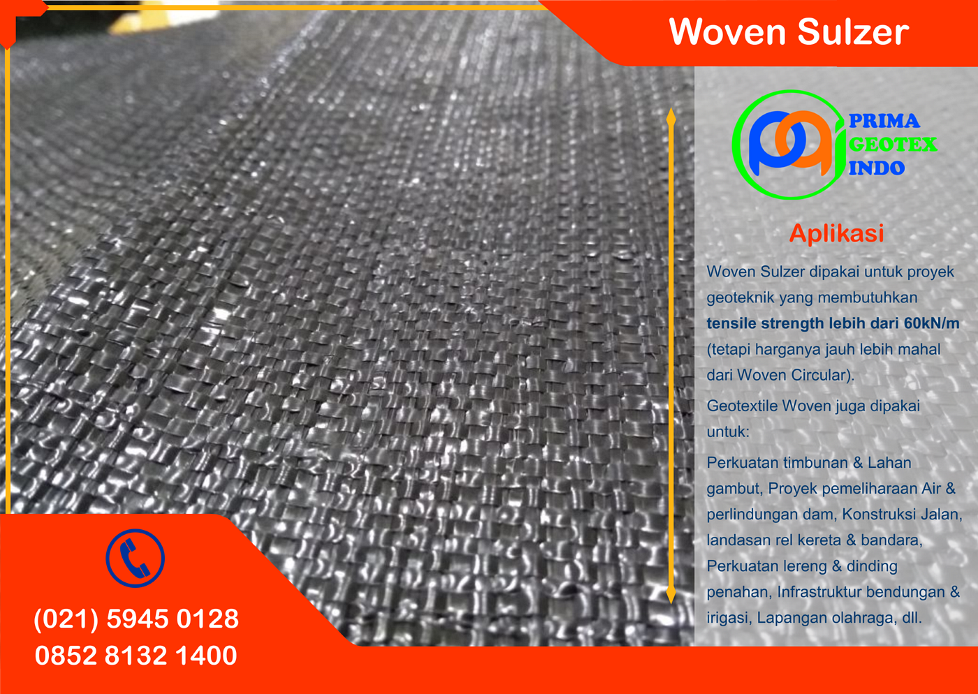 Jual Geotextile Woven di Medan Sumatera Utara. Call 085281321400 | by ...
