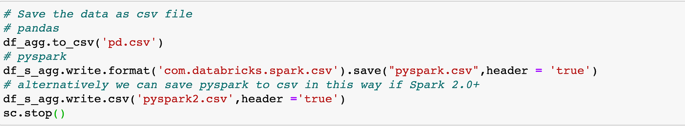 Data Wrangling: Pandas vs. Pyspark DataFrame | by Zhi Li | Medium