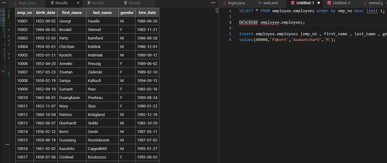 VS Code extension My sql. ใครใช้ vs code เป็น editor อยู่และใช้… | by ...