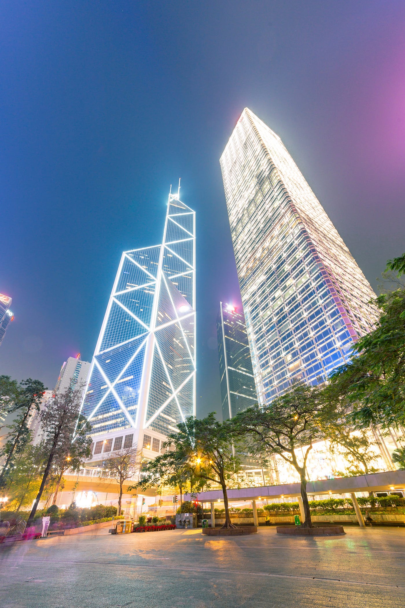 How feng shui shapes a city. The skyline of Hong Kong is dotted with ...