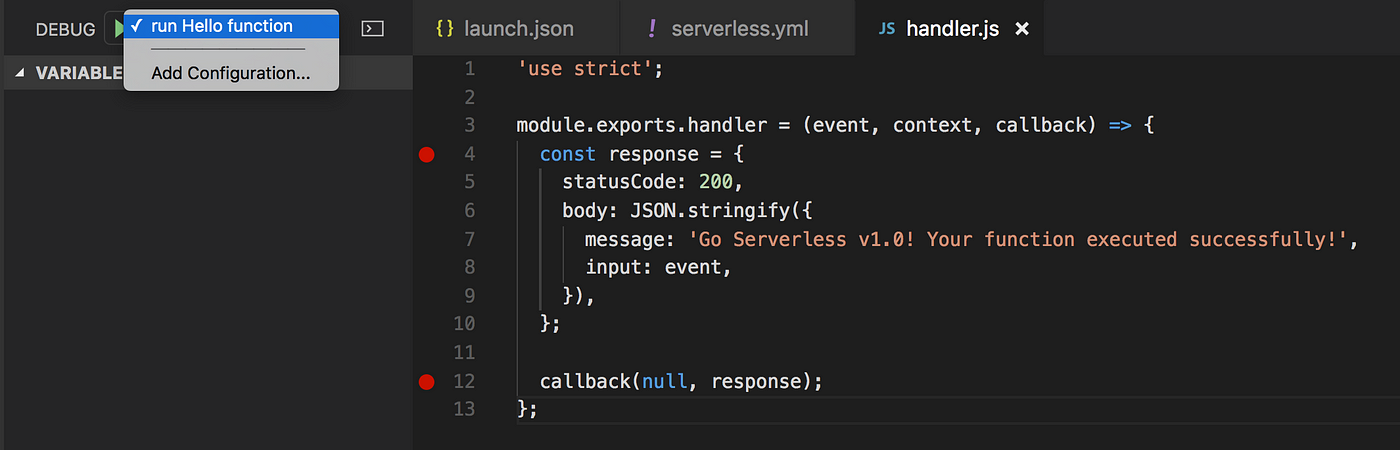 Running And Debugging Aws Lambda Functions Locally With The Serverless