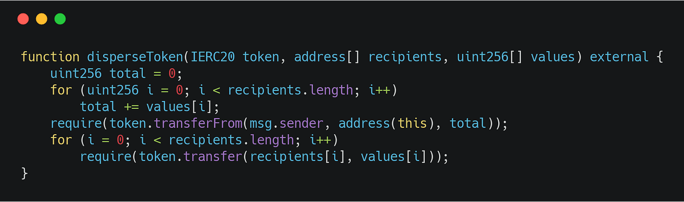 Announcing Disperse. distribute ether or tokens to multiple… | by ...