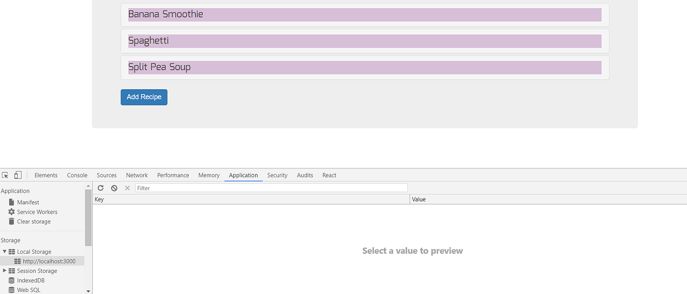 How to build freeCodeCamp’s recipe box using React and local storage | by Edward Njoroge | We’ve ...
