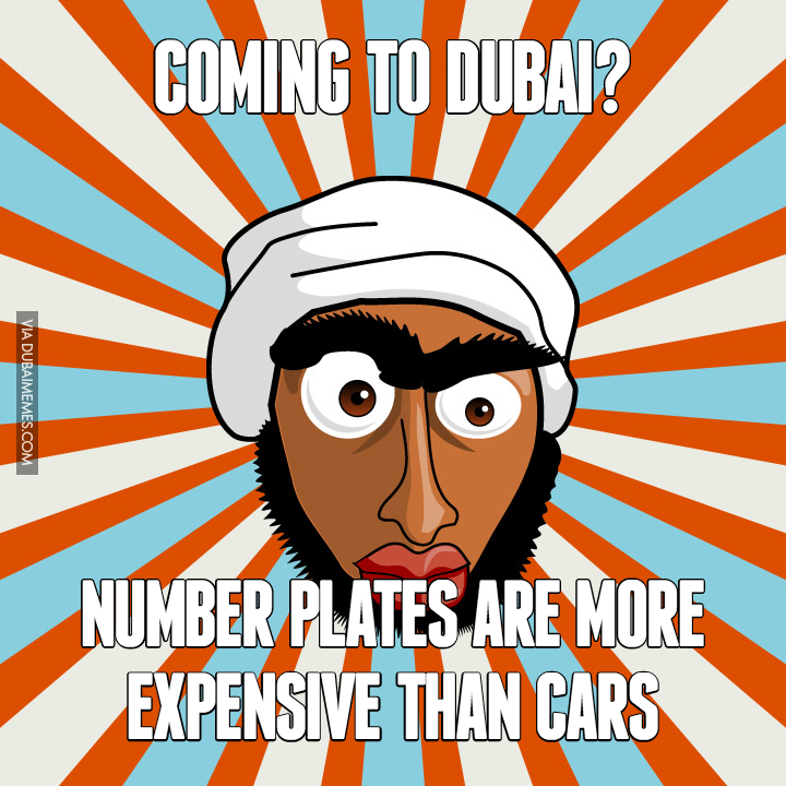 Coming to Dubai?… Number Plates Are More Expensive Than Cars | by DUBAI ...