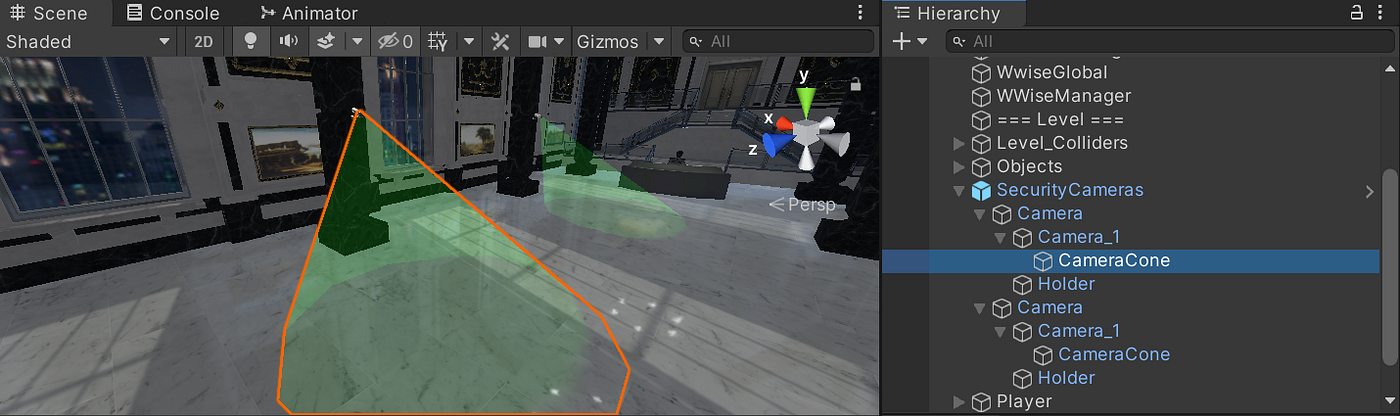 Creating Security Cameras in Unity | by Calum Slee | Level Up Coding