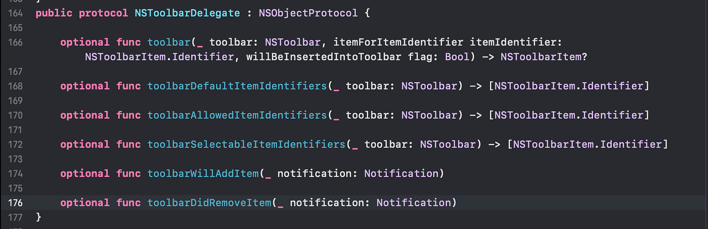 macOS Menubar and Toolbar without storyboard or .xib menu bar in Swift 5 | Medium