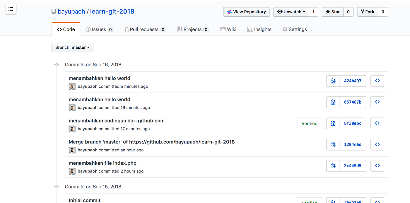 Kolaborasi Code dengan Git dan Github | by Bayu Firmawan Paoh | Medium
