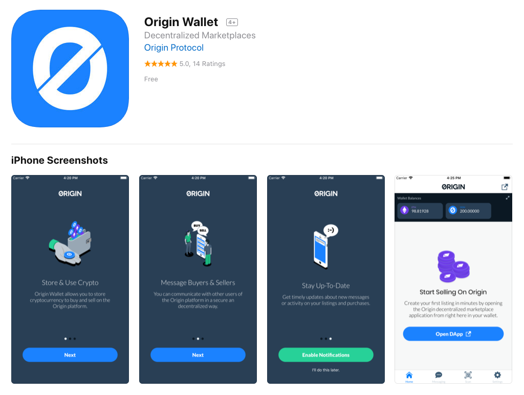 Introducing Origin Wallet: Decentralized Commerce Goes Mobile | by ...