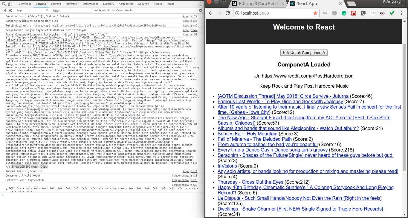 3 Cara Fetch Data di ReactJs. Catatan : Tulisan Ini Tentang Fetch… | by ...