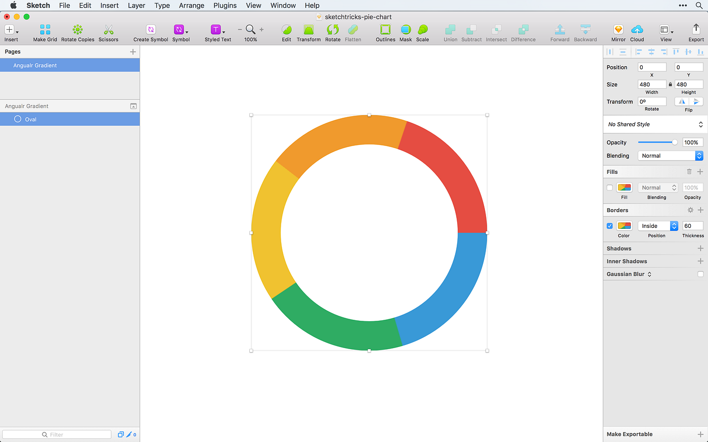 Creating a Pie Chart in Sketch the right way | by Marko Vuletič ...