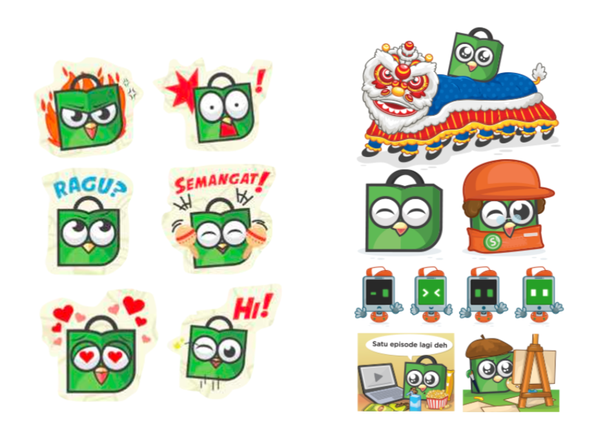 Mascots, Inc.: How Tokopedia Utilizes Illustrations in Products | by ...
