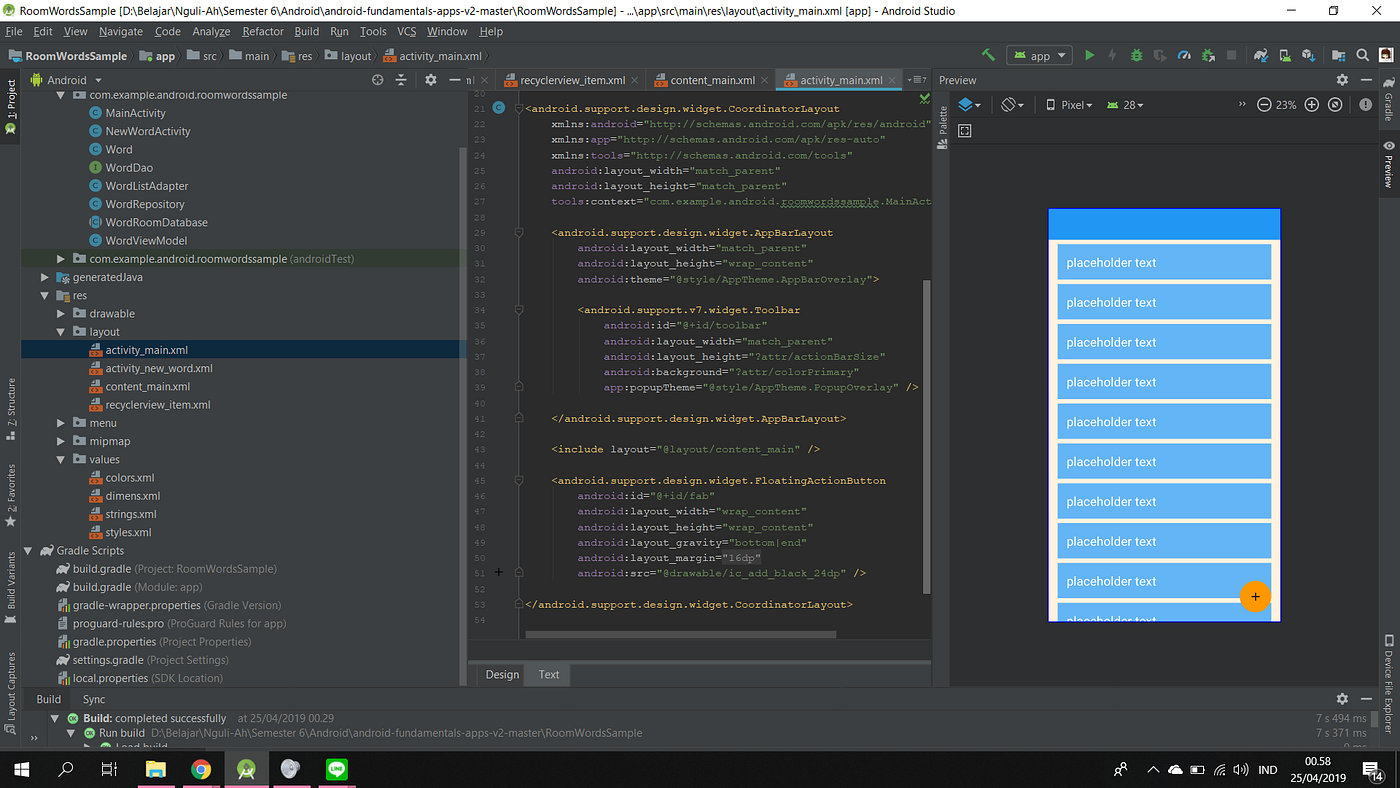 Android Fundamentals 10.1 Part A dan B | by Satya Wira Yanottama | Medium