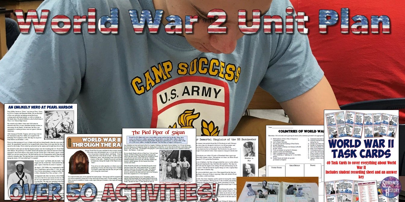 World War 2 Lessons and Activities Bundle | by Students of History | Medium