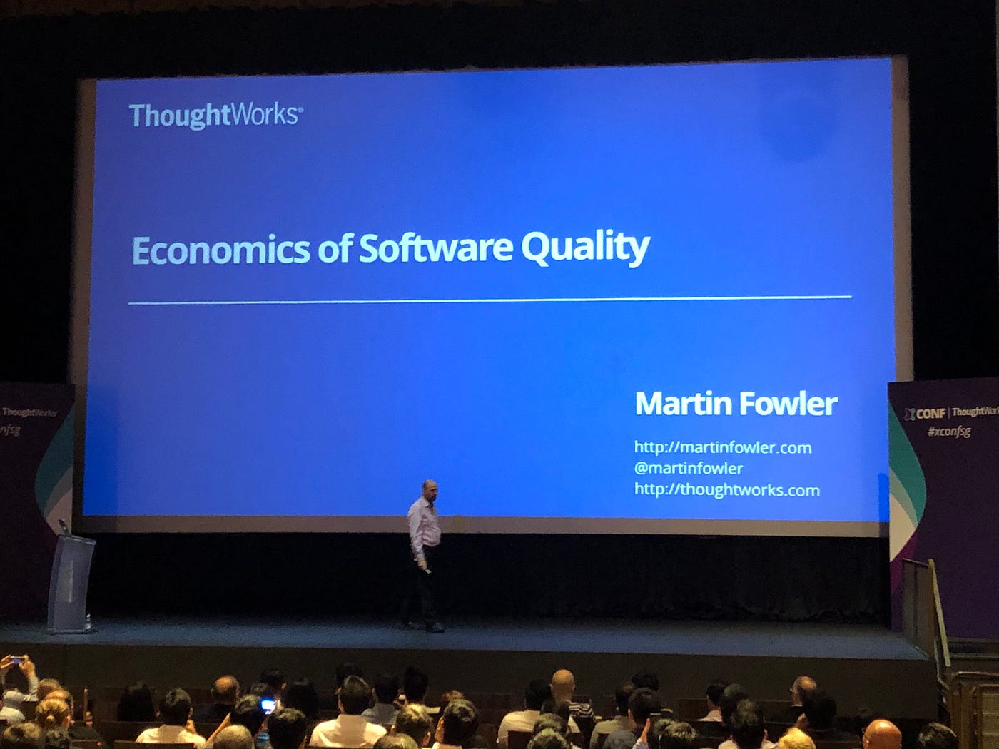 Xconf SG 2019: Economics of Software Quality — Martin Fowler | by ...