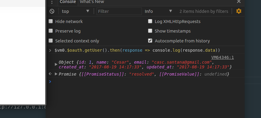 Laravel API + Vue SPA Authentication | by Cesar Santana | carbono | Medium