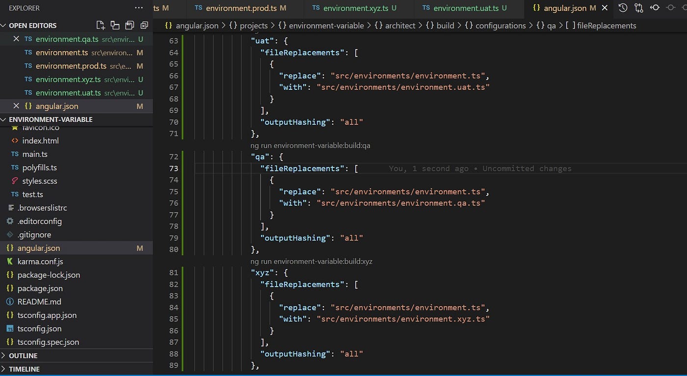 How to use multiple Environment Variables in Angular | by Ankit Kumar Sharma | Medium