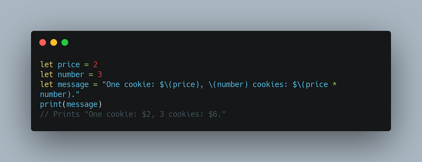 Supporting Literal Initialization for Custom Types in Swift | by Batikan Sosun | Mac O’Clock ...