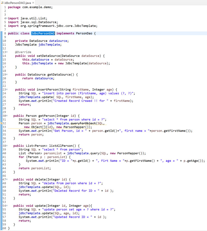 Spring + JDBC using JDBCTemplate in 10 min | by Imran Khan | Sep, 2022 | Medium