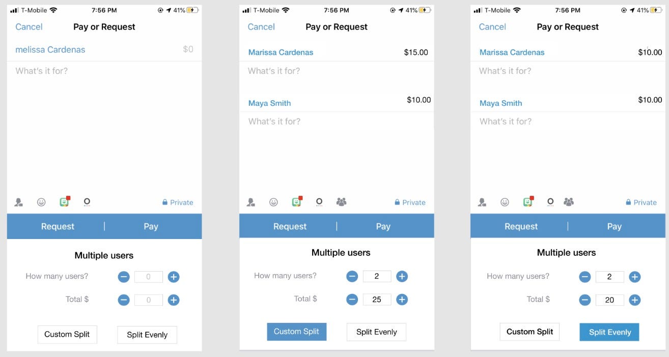 Streamlining Group Payments in Venmo | by Kanijah Brickhouse | Medium