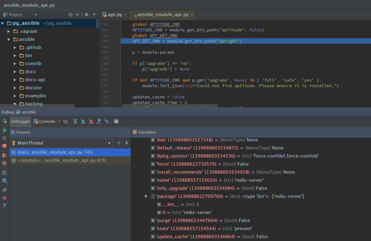 Debugging Existing Ansible Modules and Callback Plugins with PyCharm — Part 2 | by Deepak ...