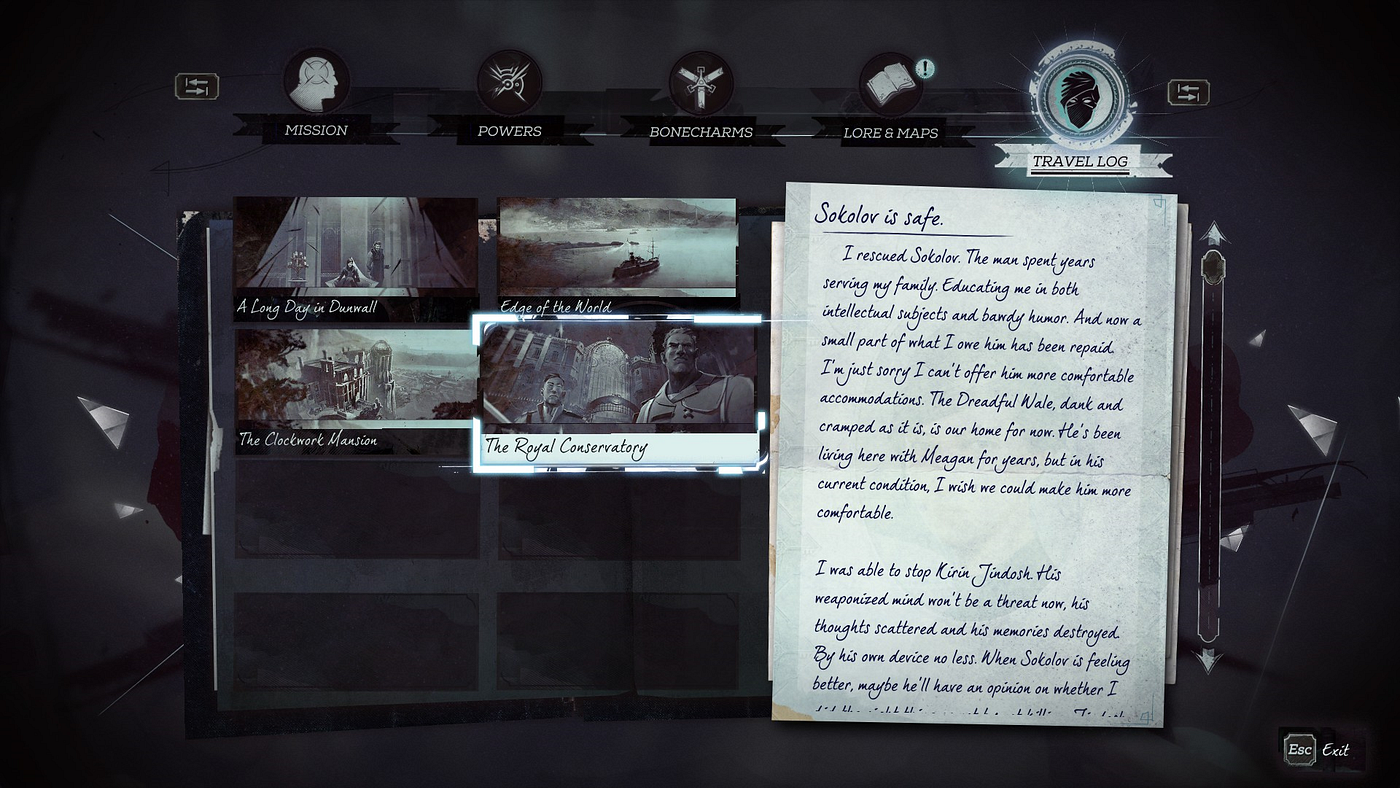 Game UI Faceoff: Doom vs Dishonored 2 | by Akhil Dakinedi | Medium