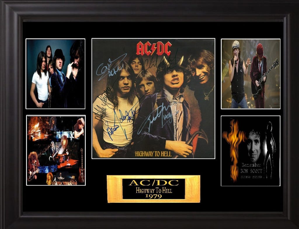 Add Autographed Rock. Items to Your Rock Music Memorabilia | by rock ...