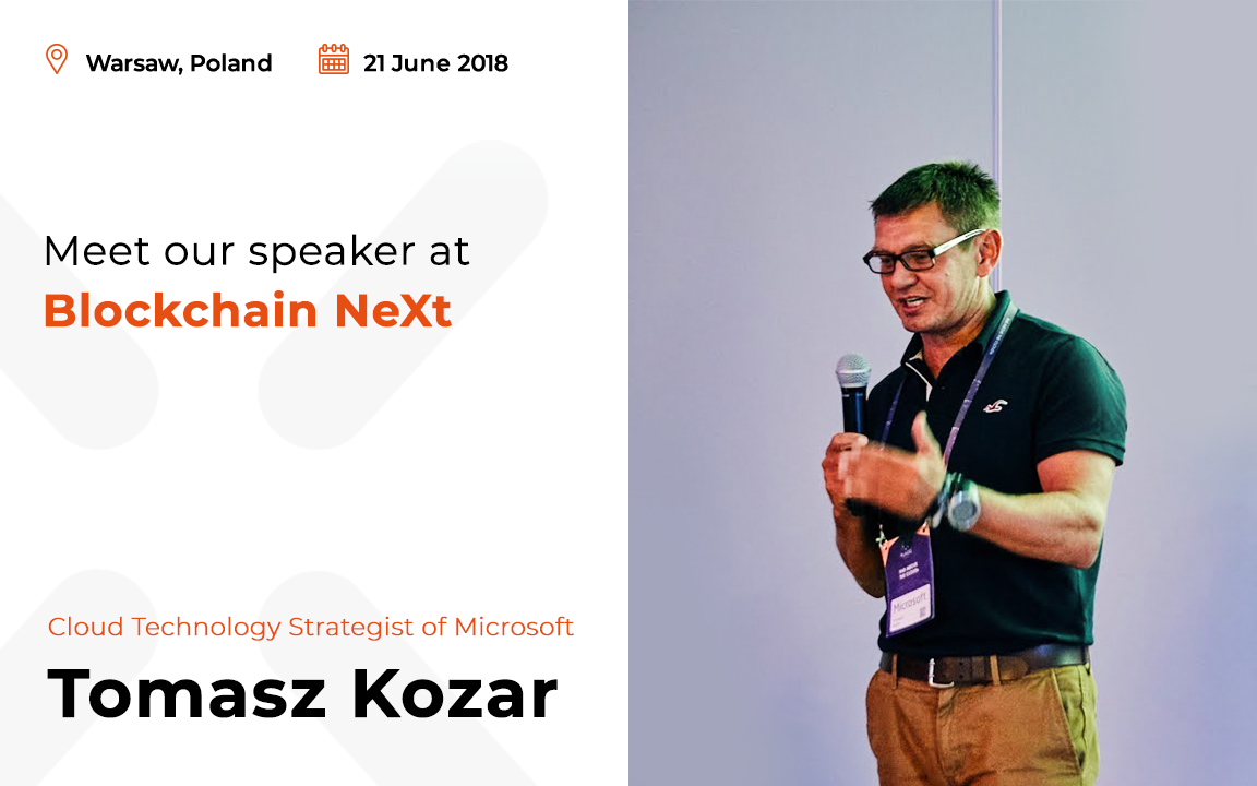 Meet our speakers: Tomasz Kozar. This week we present you another… | by ...