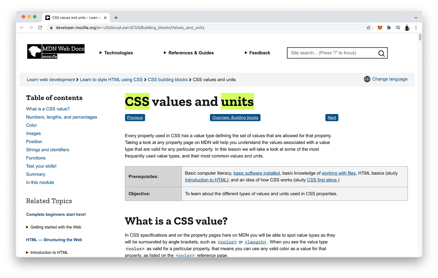 Chapter 7: Units of Length. A Complete Frontend Developer Textbook ...