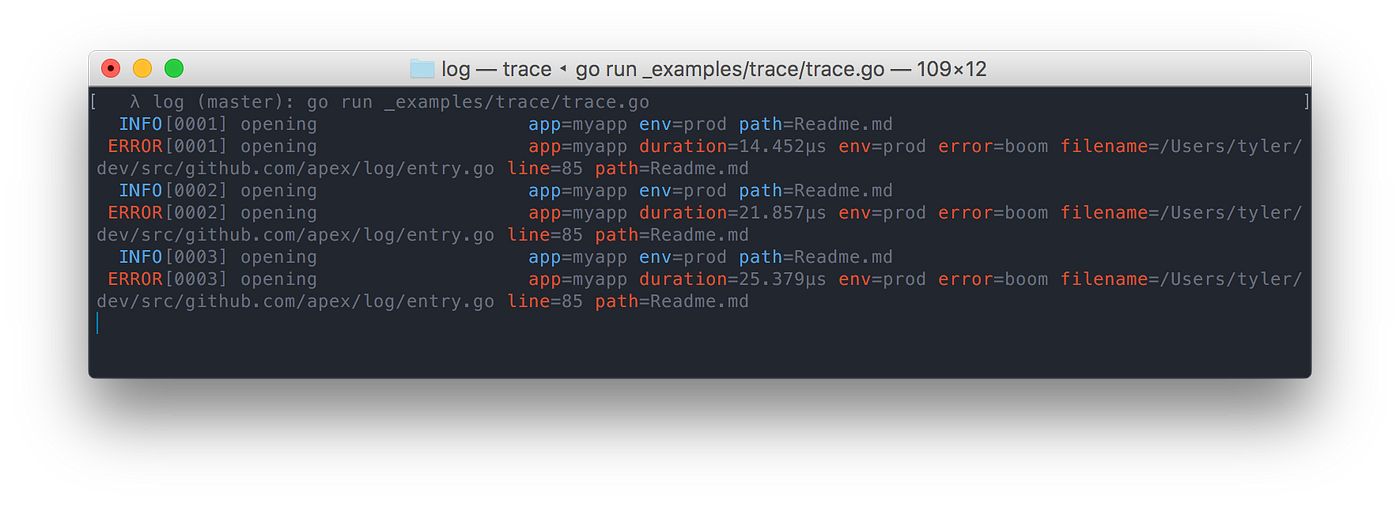 Apex log. Structured & centralized logging for… | by TJ Holowaychuk | Medium