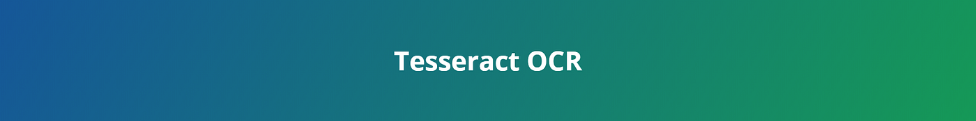 How to implement PyTesseract properly? | by Ahmed Breem | Medium