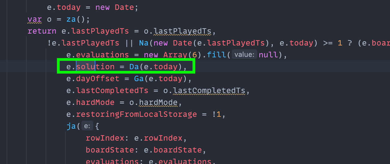 Reverse Engineering Wordle. It was another day at work when a… | by Tim Hinz | Medium