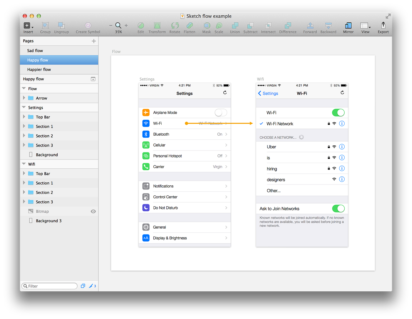 App user flows with Sketch. Quick tutorial for documenting user… | by ...