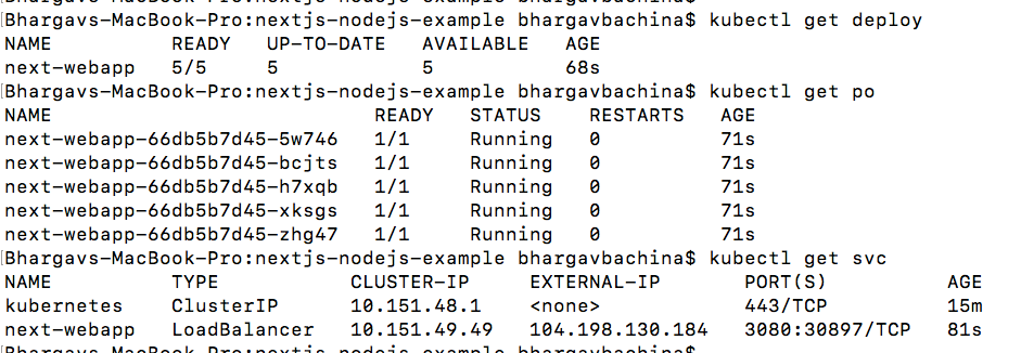 Gcp — Deploying Nextjs App With Nodejs Backend On Gke By Bhargav