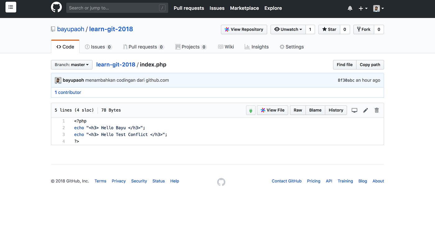 Kolaborasi Code dengan Git dan Github | by Bayu Firmawan Paoh | Medium