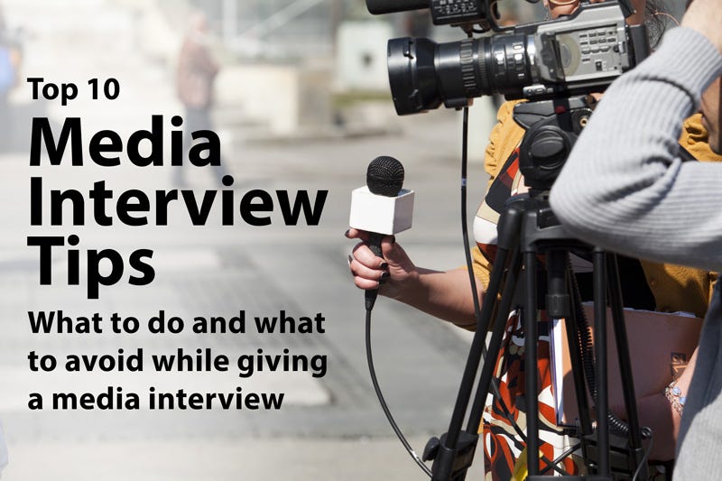 Top 10 Media Interview Tips: What to Do and What to Avoid | by Sparkpr ...