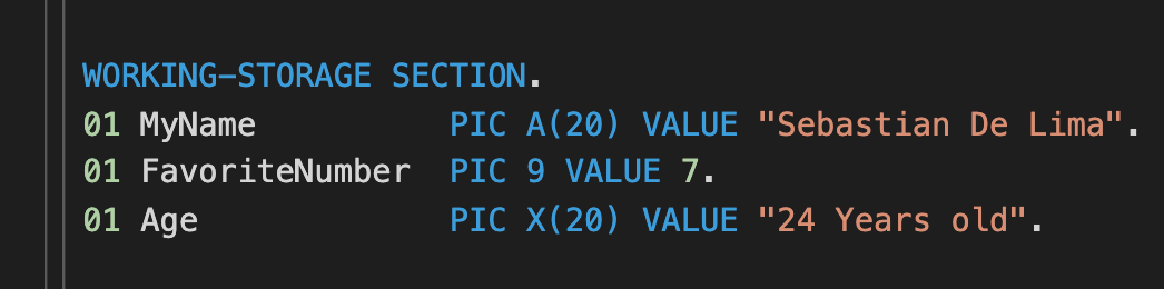 The basics of COBOL programming language. | by Sebastian De Lima | Medium