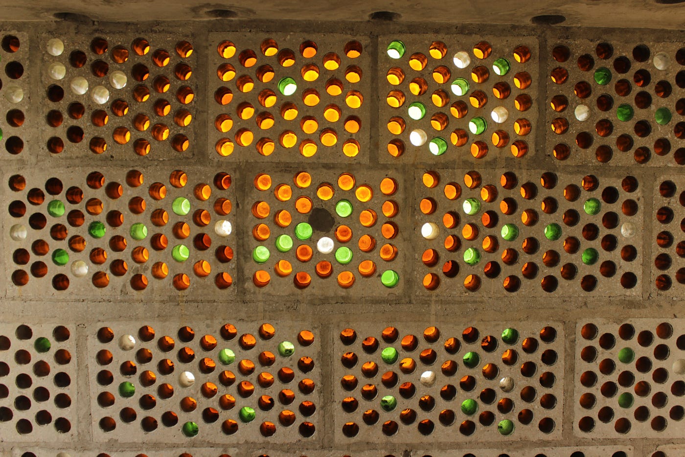 Bottle wall. Another experimental masonry was… | by Mud Hands | www ...