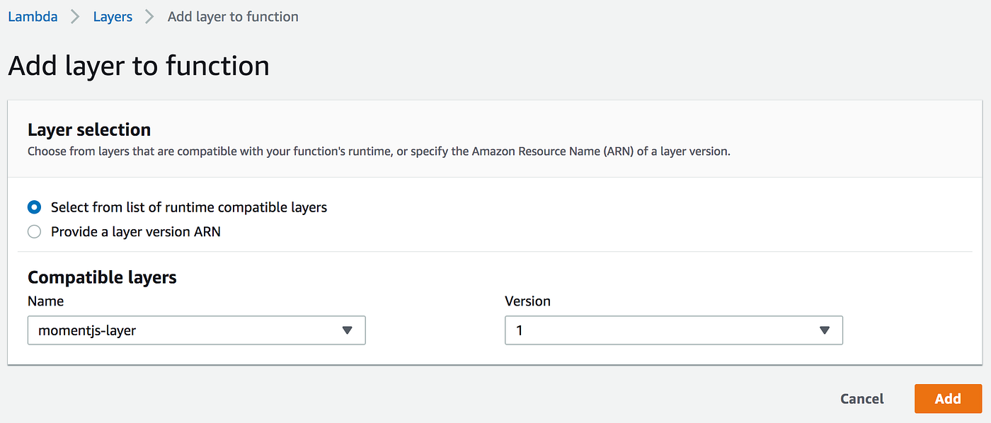 Part 1 — Getting started with AWS Lambda Layers | by Dhaval Nagar | AppGambit | Medium