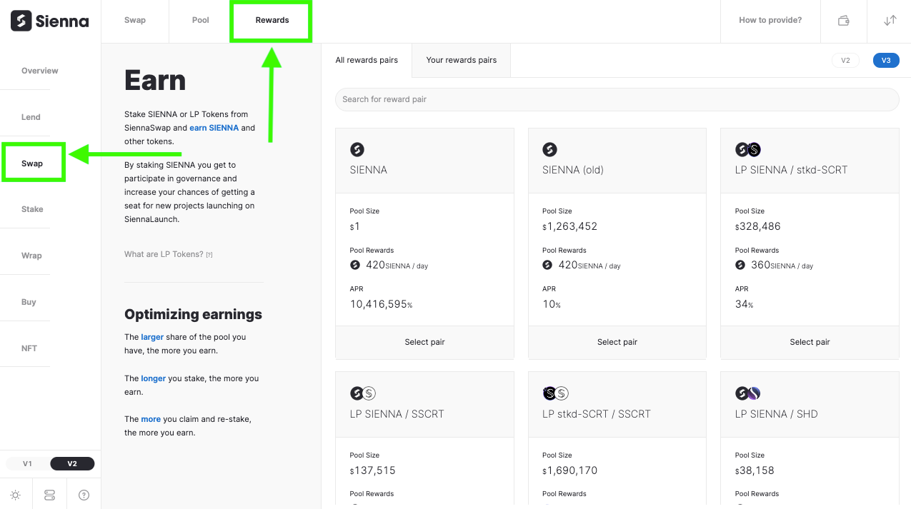 SIENNA Single-Staking Rewards Pool Migration | by Sienna Network ...