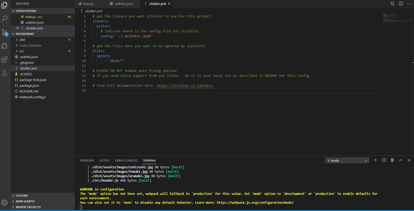 How to use eslint with webpack / ES6 / modules | by Gabriela Cruz | Medium