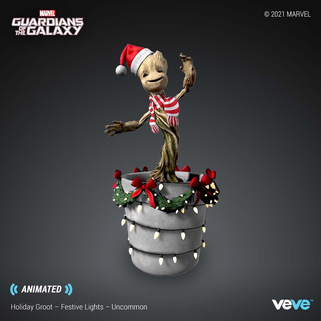 Guardians of the Galaxy — Holiday Groot | by VeVe Digital Collectibles ...