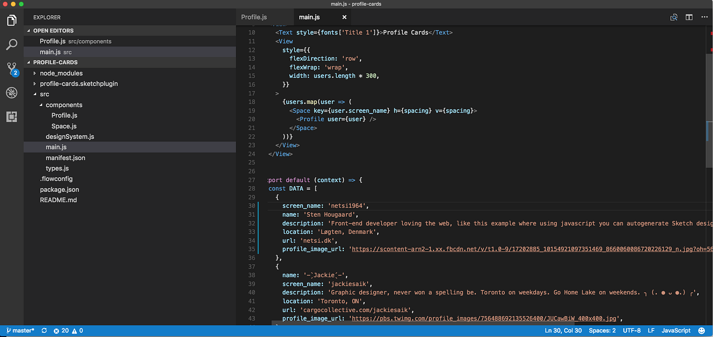 I Tried The React Sketchapp Yesterday I Read About A Npm Package By Netsi1964 Prototypr