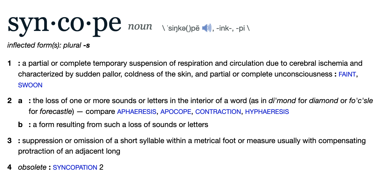 Apocope. Let’s learn about this phonological… | by Avi Kotzer | Silly ...