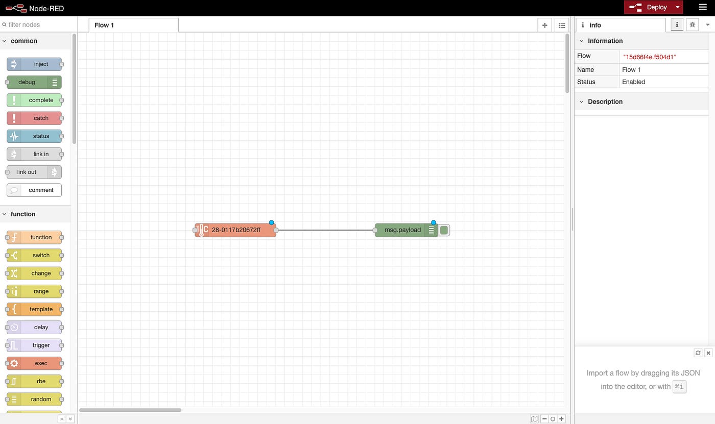 How To Monitor A Thermal Sensor With A Raspberry Pi Node Red Influxdb 9805