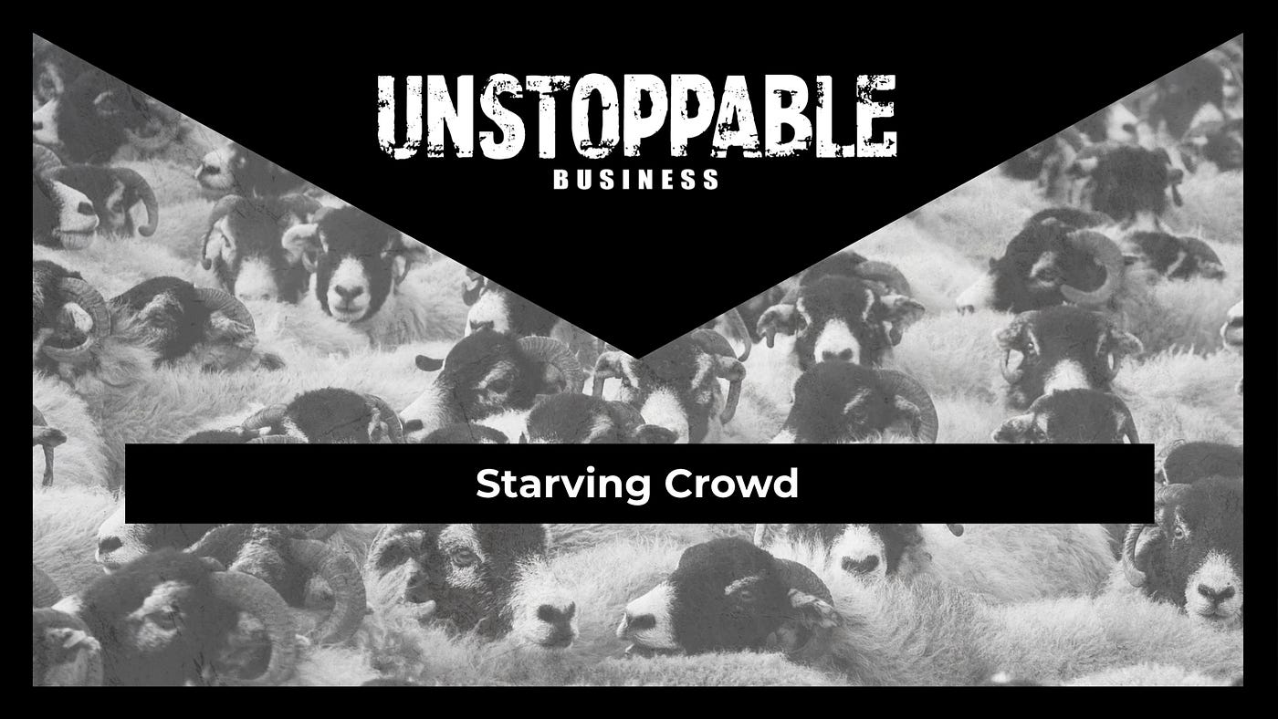 online Starving Crowd. In one of the classes of the late… | by Brian Li ...