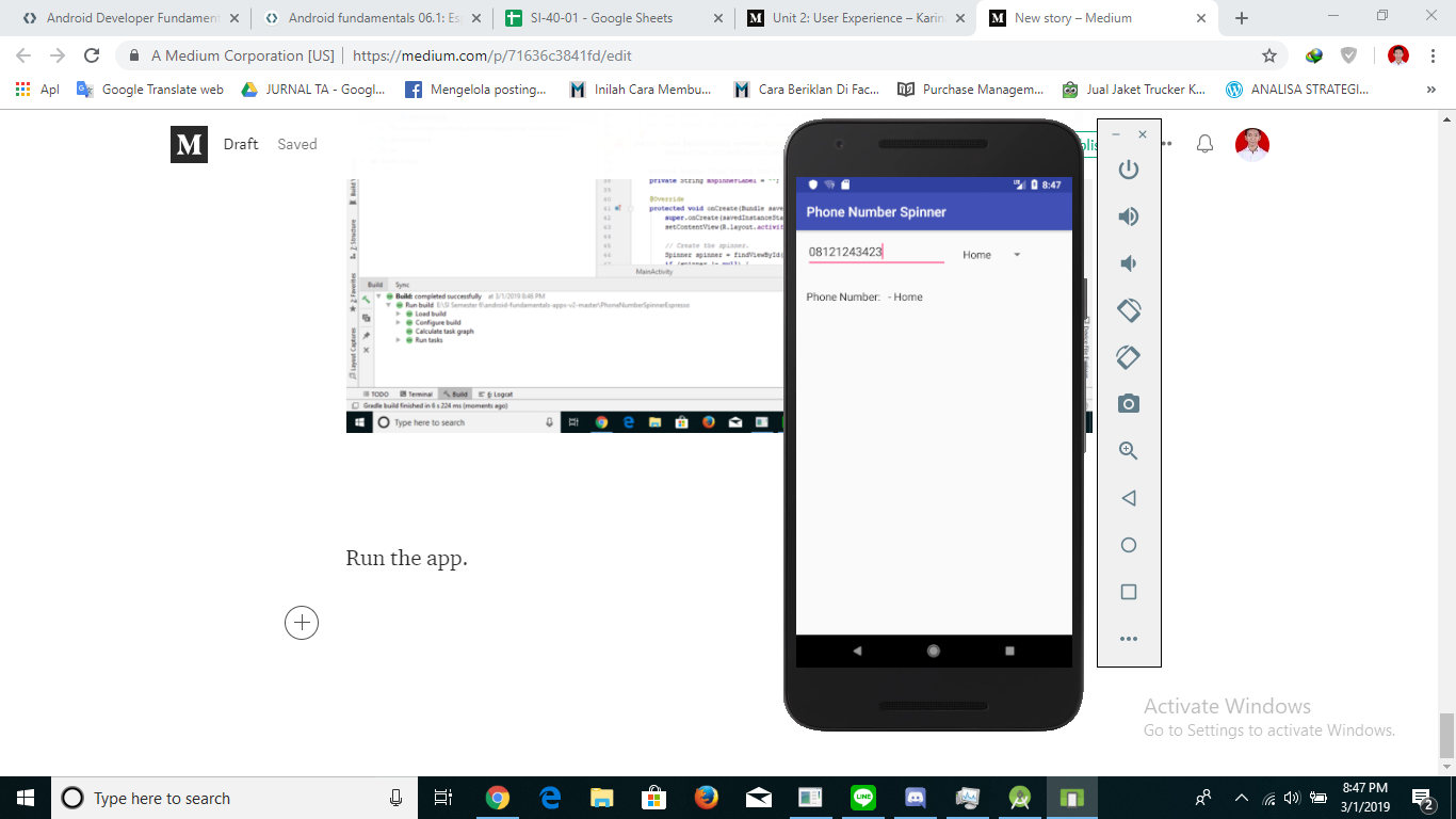 Android fundamentals Lesson 6. 06.1: Espresso for UI testing | by rafly ...