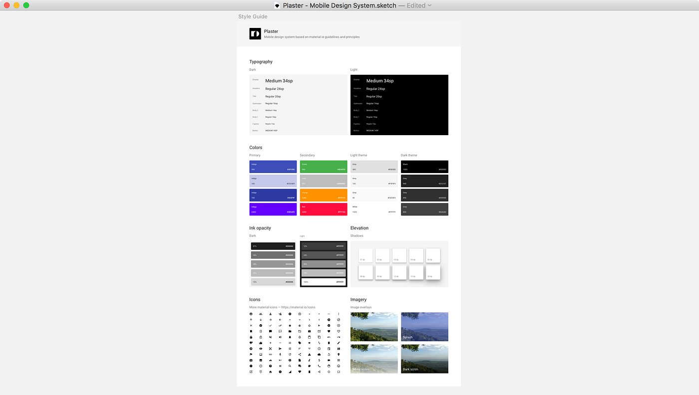 Material Design System with Sketch Symbols | by Buninux | Design ...