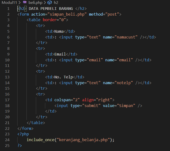 LAPORAN PRAKTIKUM PEMROGRAMAN WEB SERVER SIDE PERTEMUAN 11 | by ...