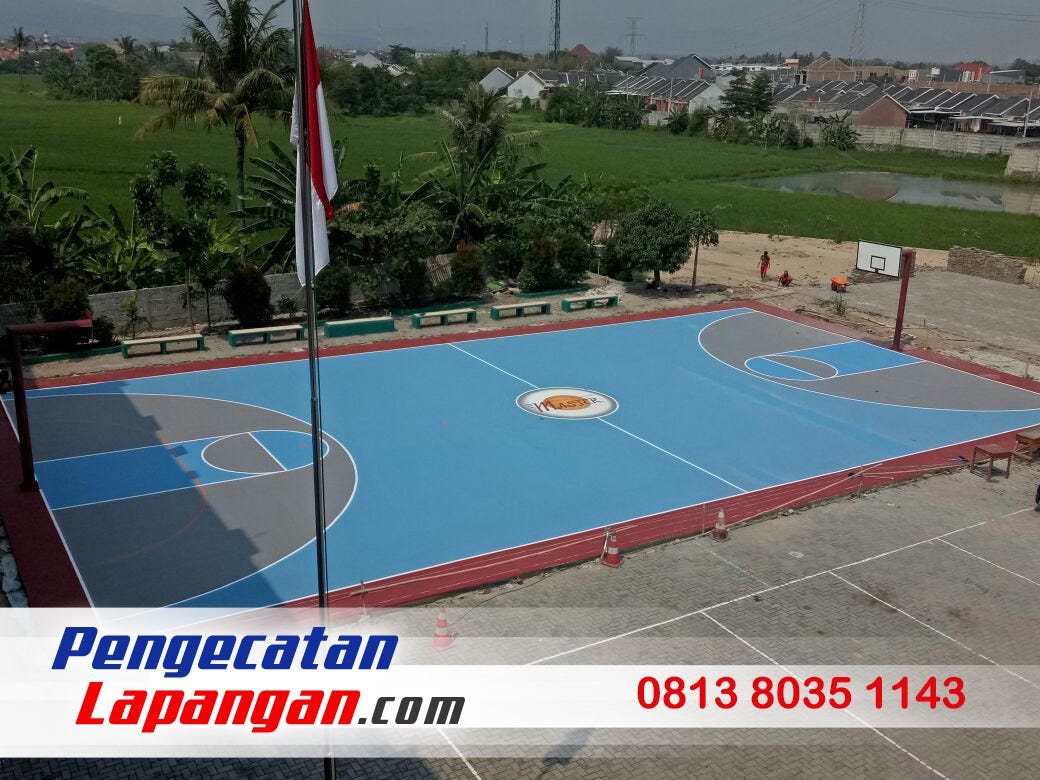 BERHADIAH Ring Basket Hidrolik, jasa pengecatan lapangan basket RPL ...